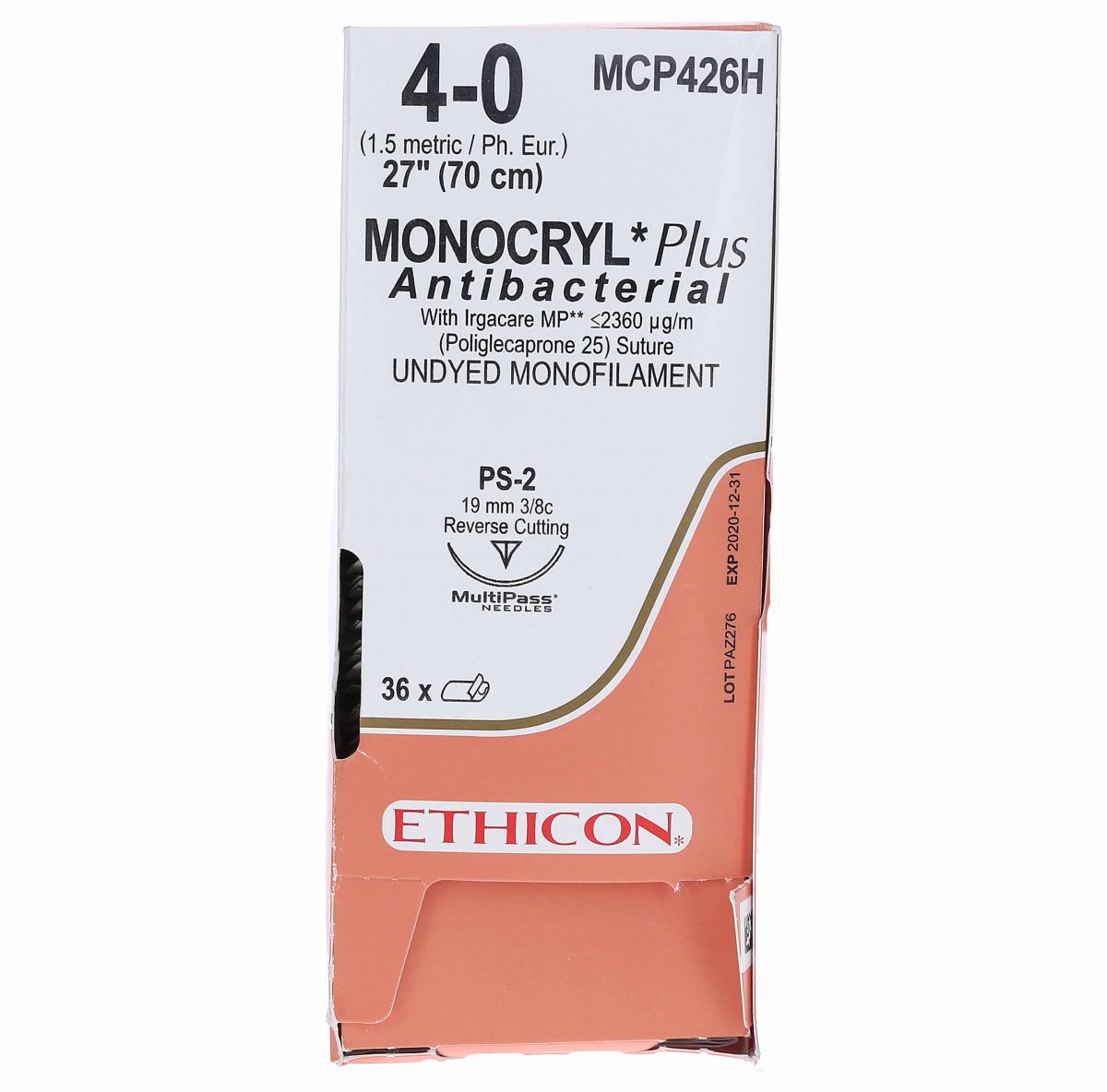 Farmaconal Ethicon Suturas Monocryl Plus 4-0