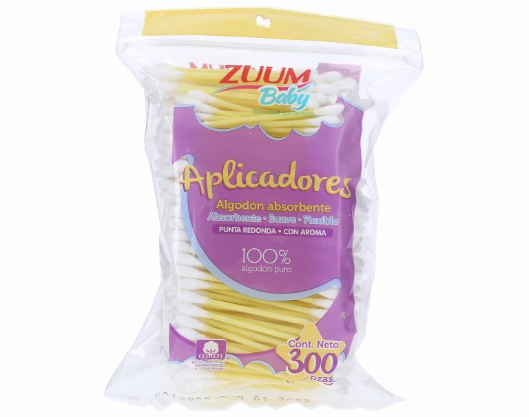 Farmaconal Zuum Algodón Baby Aplicadores (300 pzas)